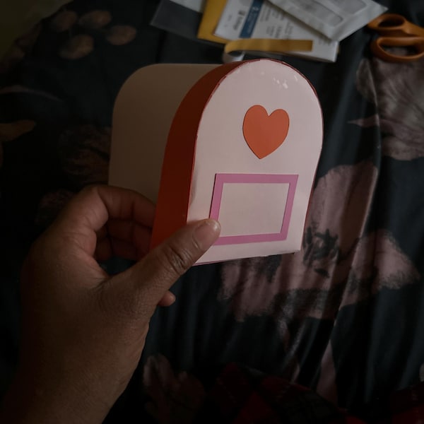 3D Valentine's Day Mailbox SVG File - Etsy