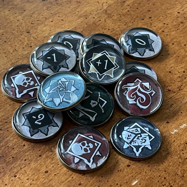 Arkham Horror Chaos Tokens Expansion Pack - Etsy Arkham Horror Chaos Tokens Expansion Pack - Etsy