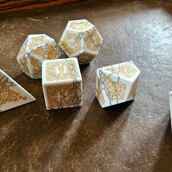 Shadowy Forest Dnd Dice Set, Polyhedral Dice, D&D Dice, Dungeons and ...