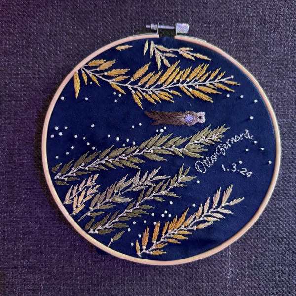 Embroidery PDF Pattern, Paper Crane Embroidery, Cherry Blossom ...