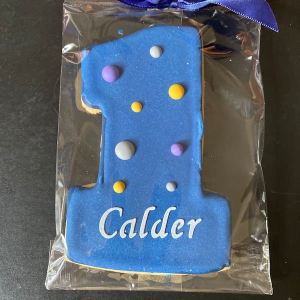 Birthday Cookies, Ages 1-9, Personalized (4" Size, Bowed) - Next Ship ...