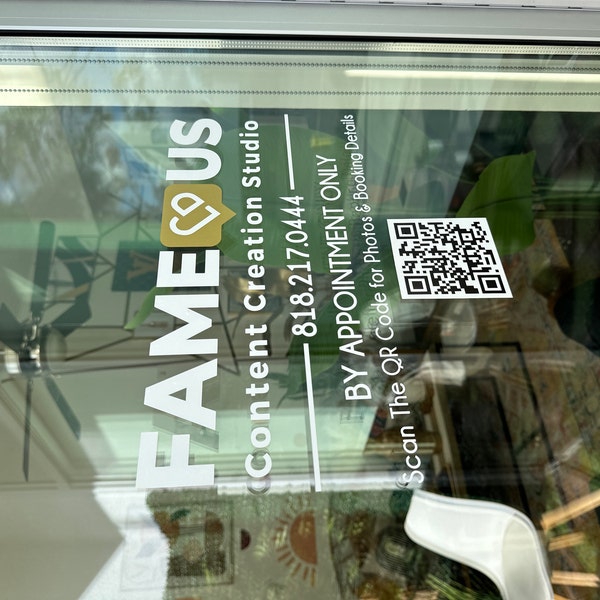 Custom Window Decal With Your Company Logo - Personalized Company ...