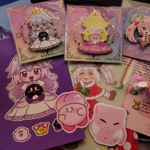 Princess X Poyo boosette Hard Enamel Pin - Etsy