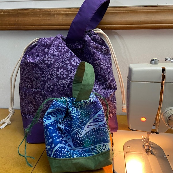 Gathering Bag. PDF Pattern. Project Bag. Measure and Cut Pattern ...