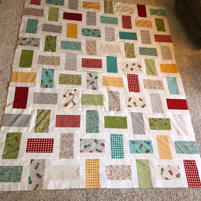 Digital PDF Pattern: Simply Done Quilt Pattern 5 Sizes-layer - Etsy UK