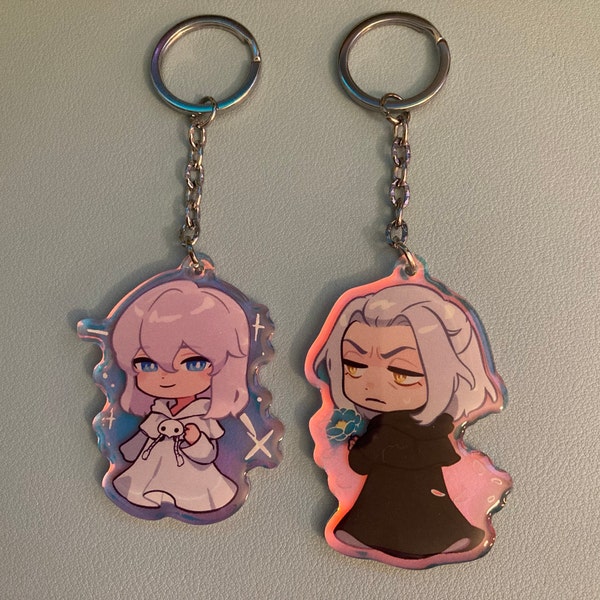 FFXIV Rainbow Acrylic 2.5" Charms | Venat | Hades | Hythlodaeus ...