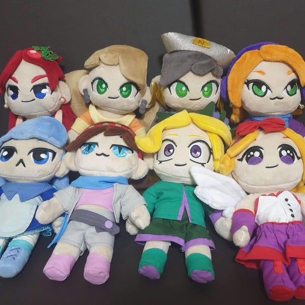 Custom Chibi Doll Plushie With Outfit - Any Character! - 10” - Etsy