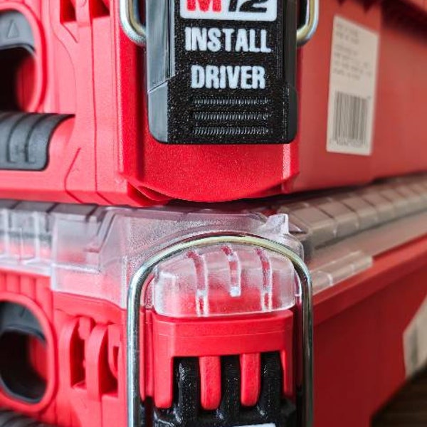 Milwaukee PACKOUT Custom Latch for Compact Organizer | Personalized ...