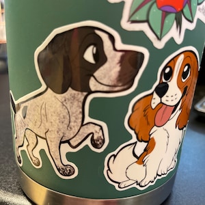 Mudi Sticker Chibi Puppy Dog Vinyl Hand Drawn - Etsy