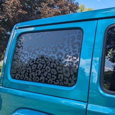 Leopard Cheetah Print Rear Window Decals Fit Jeep Wrangler Unlimited ...