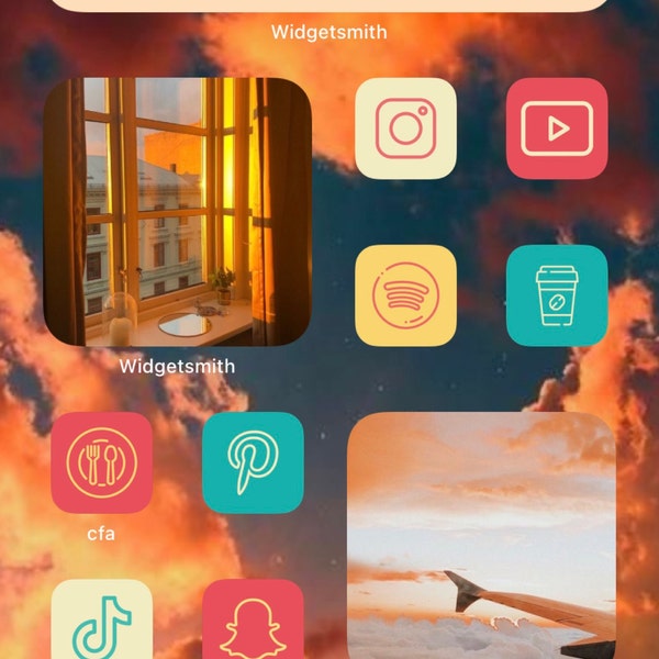 Pink iPhone Ios 14 App Covers | Aesthetic App Icons | Ios Themes ...