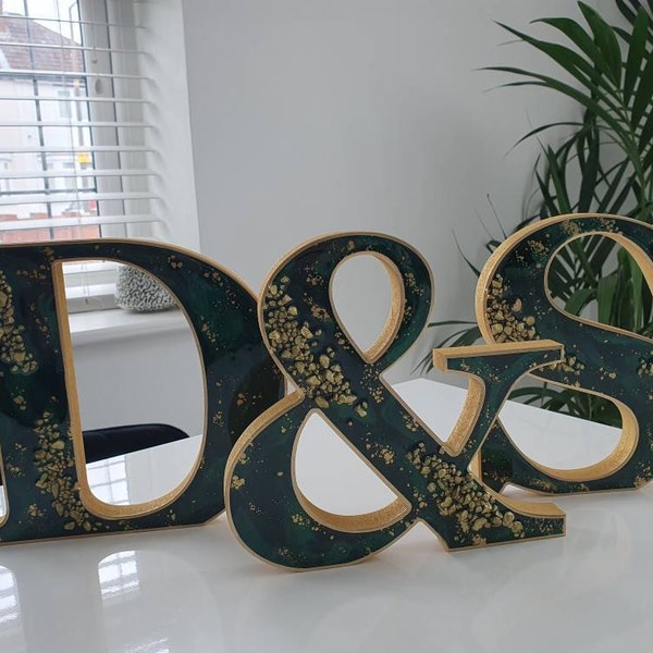 Made to Order Freestanding Letters, Resin on MDF, Custom Home Decor ...