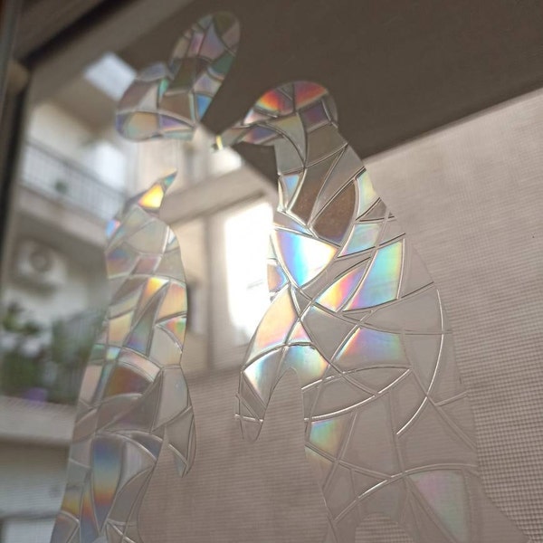 Sun and Clouds Window Suncatcher Decal Set - Colorful Nursery Wall Art ...