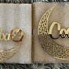 Laser Cut TABLE NAME Free Standing Wooden Table Names Personalised ...