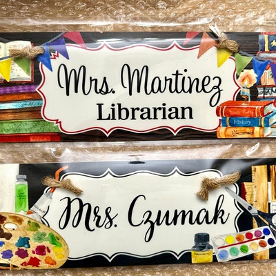 Personalized Door Sign With Blush Pink Roses - Etsy