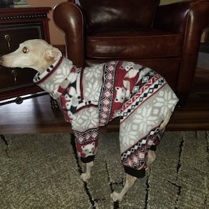 Italian Greyhound Rib Knit Pjs | Etsy