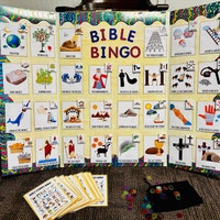 Bible Bingo, Bible Stories Bingo, 40 Bible Bingo Cards, Bible Activity ...