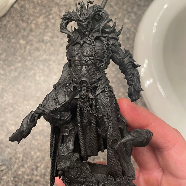 Azael, Pit Lord Dnd Miniature L 3D Printed Model L Monster L Dungeons ...