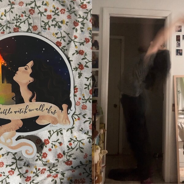 Practical Magic Sally Owens Witch Vinyl Sticker – Waterproof Decal for Laptops, Kindles, Water ...