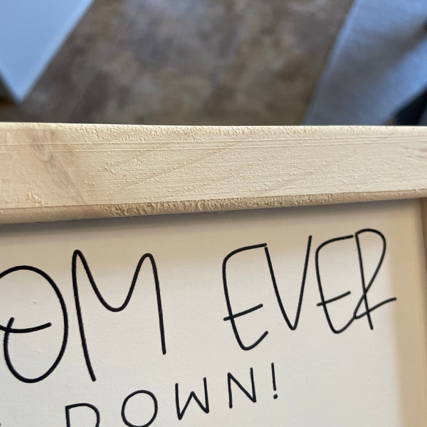 DIY Mothers Day Handprint Sign, Personalized Gift From Kids, Best Mom ...