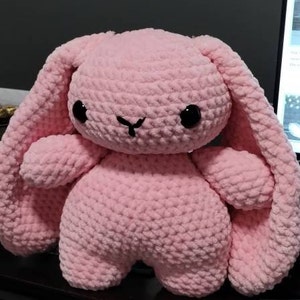DIGITAL PATTERN: Chonky Bunny Crochet Plushie - Etsy