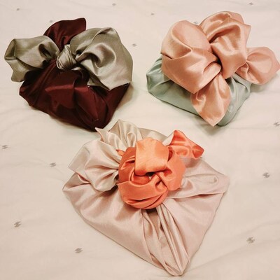 Double Sided Two Tone Packaging Fabric Korean Fabric Asian Wrapping ...