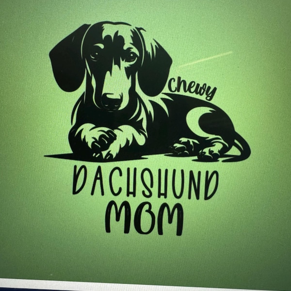 Dachshund Weiner Dog Laying | Svg Png Dxf Eps Pdf | Vector Graphic Cut ...