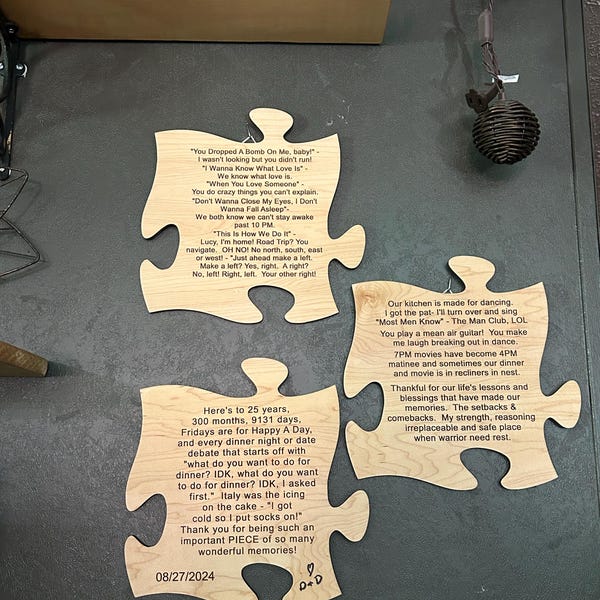 Puzzle Piece Decor, Gift for Mom, Teacher Appreciation Gift, Coworker ...