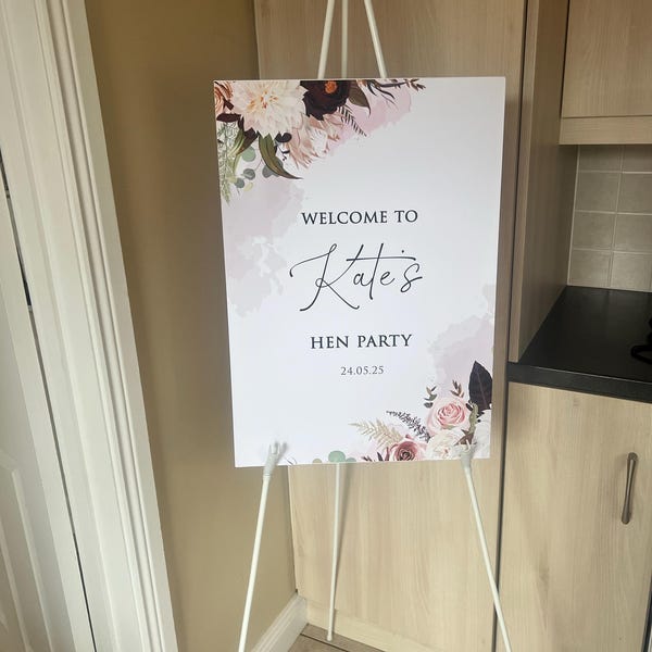 Blue Boys Birthday Party Sign, Birthday Party Welcome Sign ...