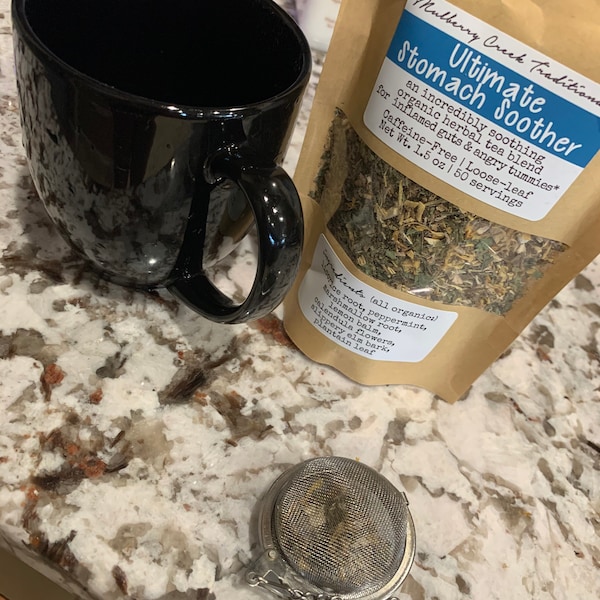 Ultimate Stomach Soother - Organic Loose-leaf Medicinal Herbal Tea (an ...