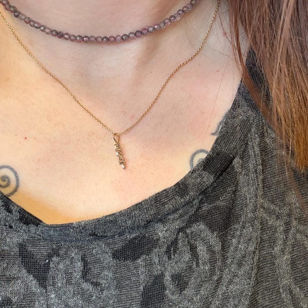 New 14k Yellow Gold Brat Charm Pendant - Etsy Canada