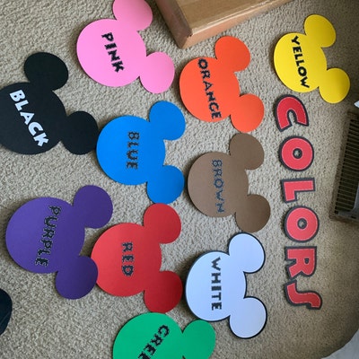 Group of 12, 24 or 36 Walt Disney World Mickey Mouse Themed Name Locker ...