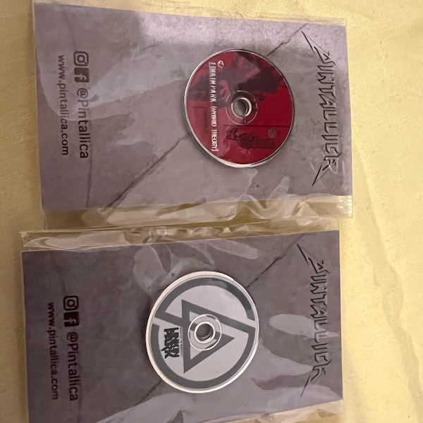 LP Cds Hard Enamel Pin Rock Music Lapel Hat Pin Badge - Etsy