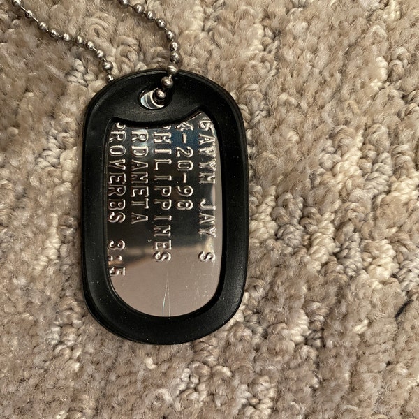 Military Style Dog Tags Custom Made to Order - Etsy