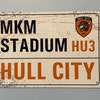 Personalised Football Stadium Sign, Add Your Favourite Team, Wall Decor ...