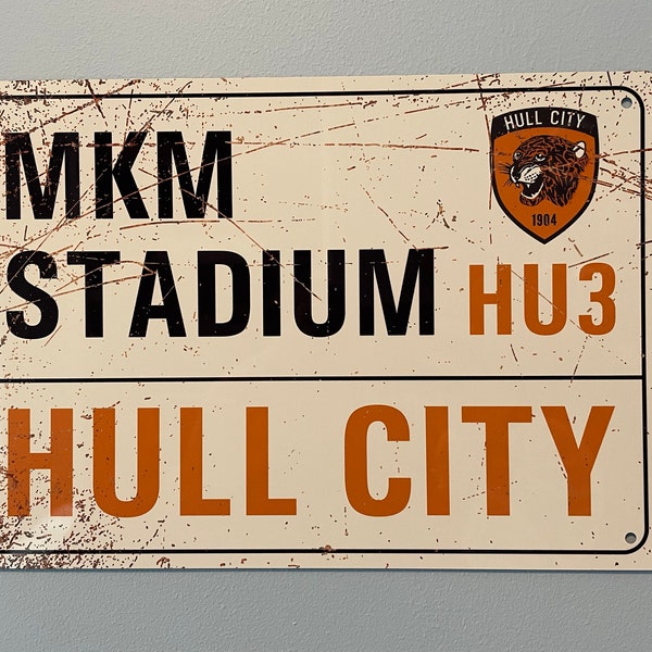 Personalised Football Stadium Sign, Add Your Favourite Team, Wall Decor ...