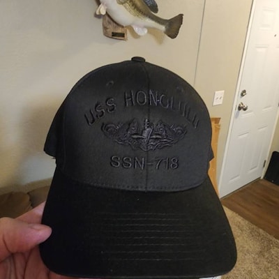 Navy Submarine Command Hat, Flexfit Ball Cap, Boat Hat, Enlisted ...