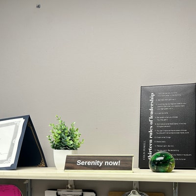 Engraved please Ask Someone Else Desk Sign Name Plate Funny Boss Gag ...