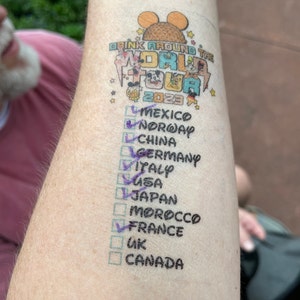 Drinking Around the World Tattoo-food & Wine Festival 2024 epcot World ...