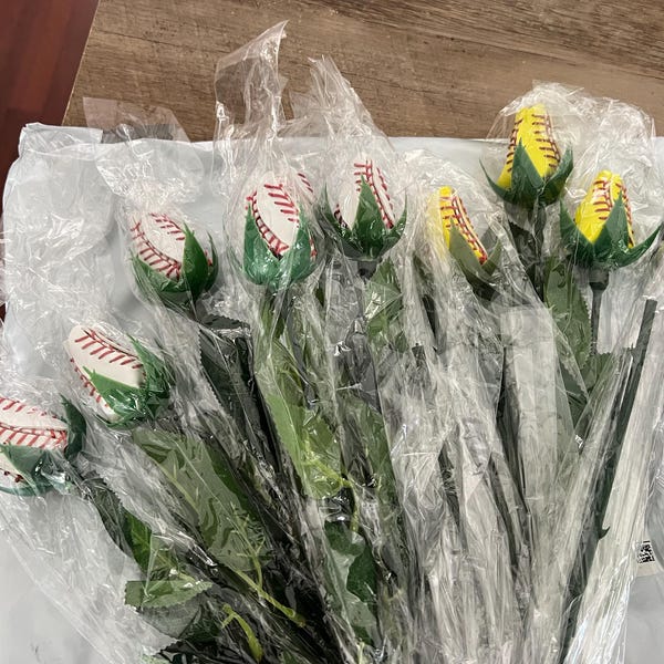 Baseball Roses, Sports Rose, Football, Soccer, Volleyball, Basketball ...