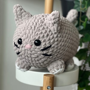 PATTERN: Crochet Chubby Cat Pattern - Etsy
