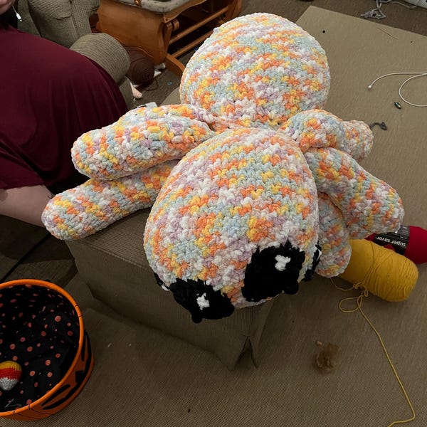 Huge Tarantula Crochet Amigurumi Pattern, Big Spider, Bug, Insect, Tony ...