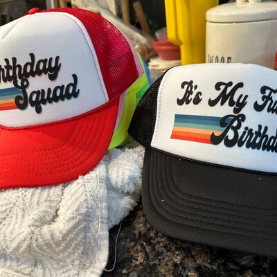 CUSTOM Wavy Groovy Font Bucket Hat 4 Colors to Choose - Etsy