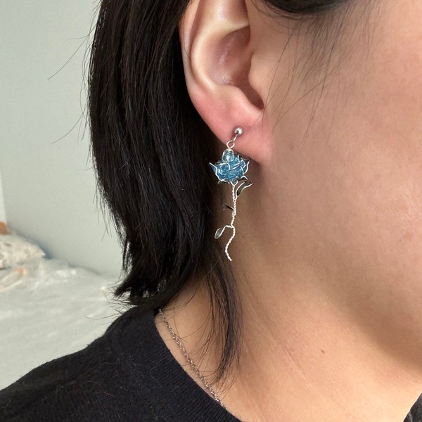 No Piercing Rainbow Earrings, Flower Ear Cuffs, Gold Ear Cuffs, Flower ...