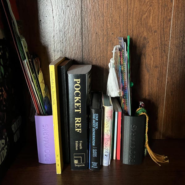 Book Shaped Bookmark Holder - Gifts for Readers - Bookshelf Decor ...