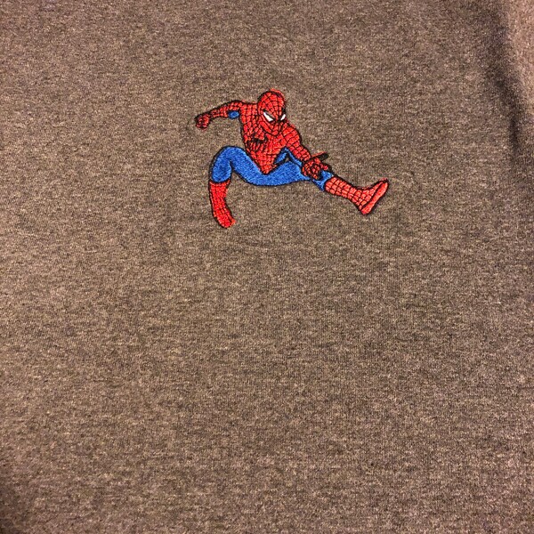 Embroidery Design Spiderman Superhero Pes Hus Jef 4 Sizes - Etsy