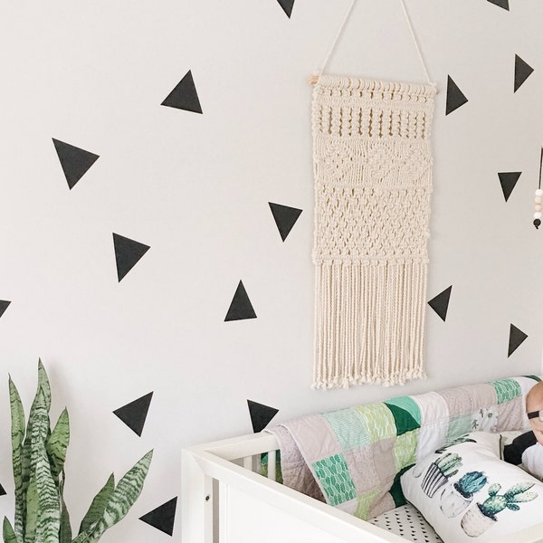 4" Triangle Wall Vinyl Decal Sticker - Set of 10 - Etsy