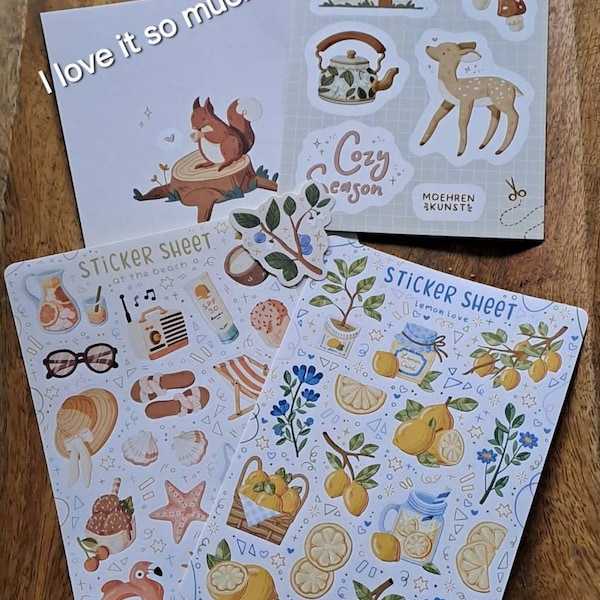 Sticker Sheet Kitties Journaling Stickers for Your Planner - Etsy