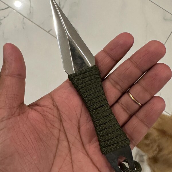 Hand-forged Set 5 PCS Knife for Throwing Outdoors. Carbon Steel Blades ...