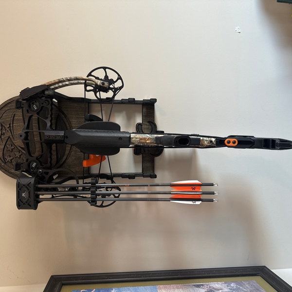 Crossbow Holder Compound Bow Holder Hanger Arrow Holder Wall Art ...